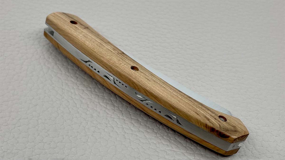 Couteau pliant FUJI bois de bouleau coutellerie Teymen